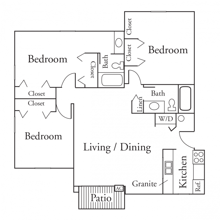Floor Plans – High Point Woods — Madison, WI apartments for rent